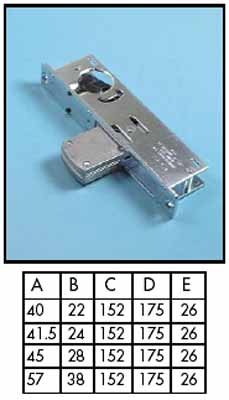 Aluminium & Glass locks - Adams Rite MS1850