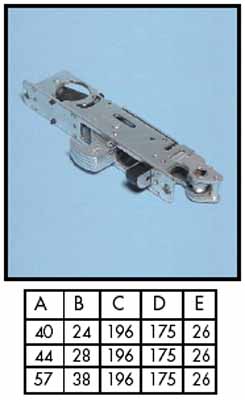 Aluminium & Glass locks - Adams Rite Hook Bolt Latch